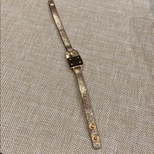 Tilly's | Jewelry | Hope On Gold Band Snap Closure Bracelet | Poshmark